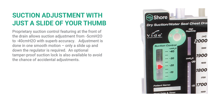 Shore Chest Drain - Timesco